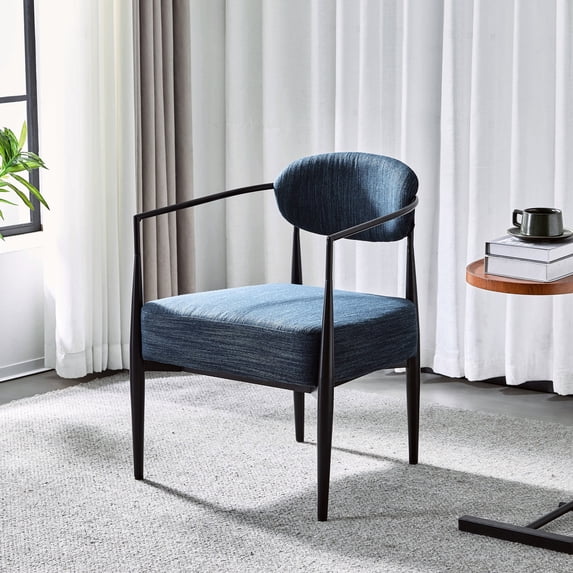 Armchair / Tapered Leg Design, Durable Iron Frame, 22 lb / Enhance Home ...