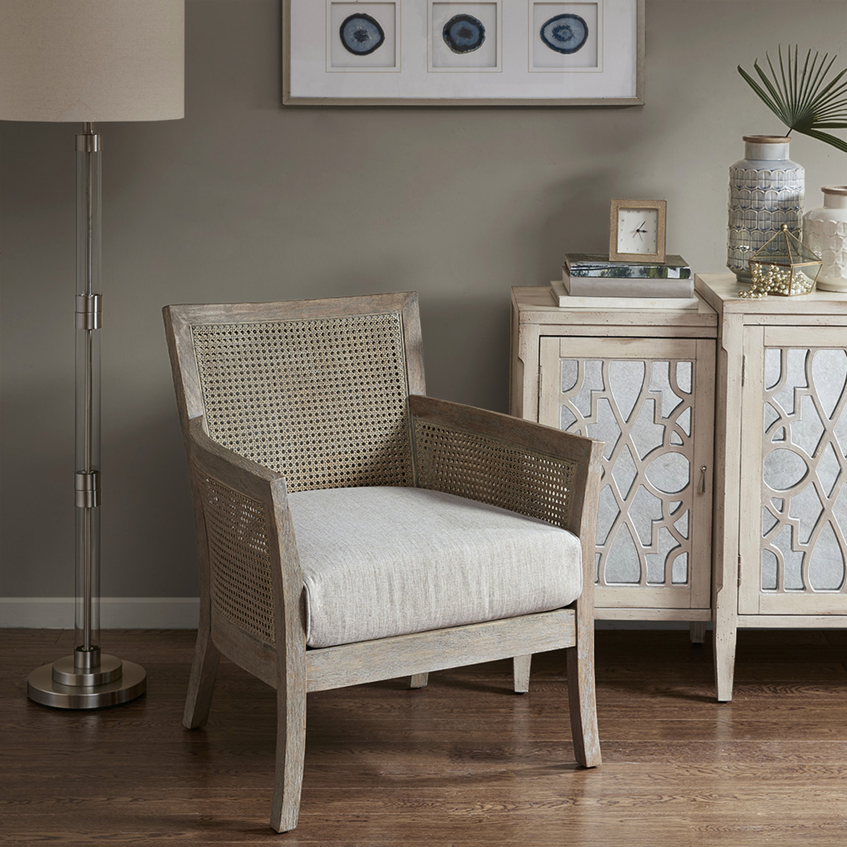 Armchair with Reclaimed Natural Finish and Loose Foam Seat / Brings ...