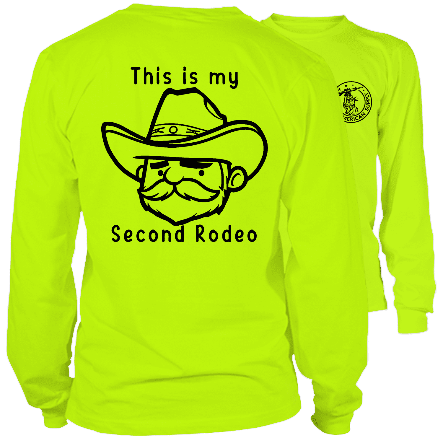 Armed American Supply My Second Rodeo Hi Vis Shirts for Men - Long ...