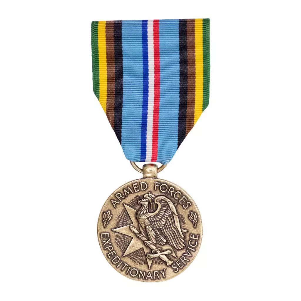 Armed Forces Expeditionary (AFEM) Award Full Size Medal Official ...
