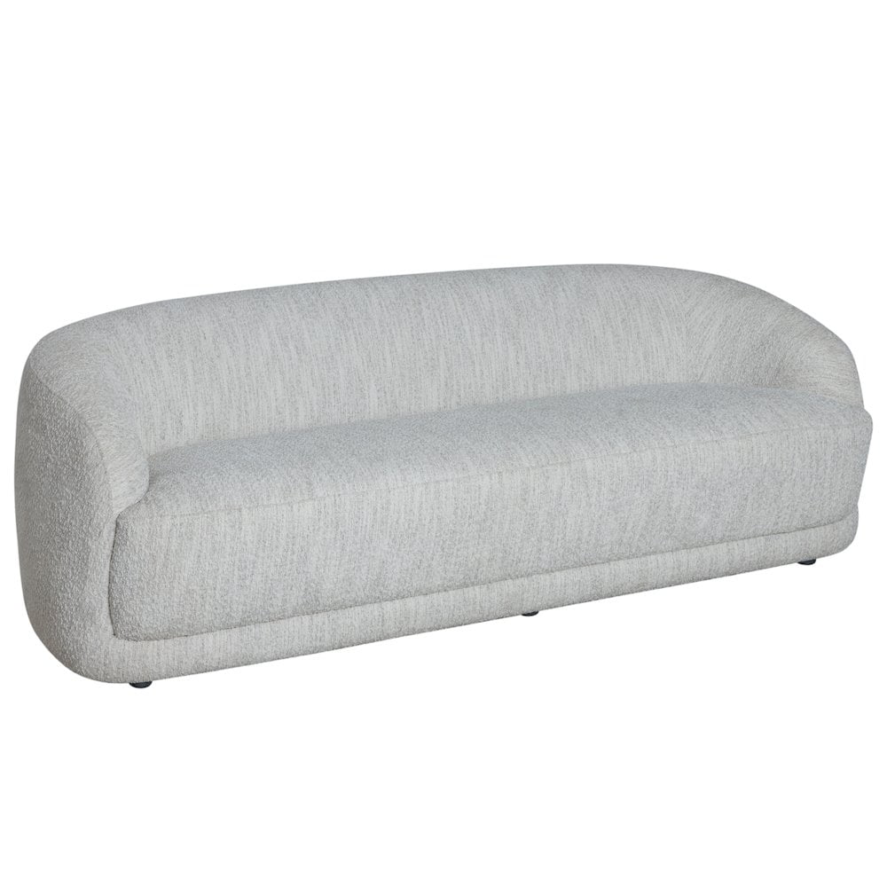 Armen Living Figueroa 90 in. 3-Seater Sofa in Snow Fleck Fabric with ...