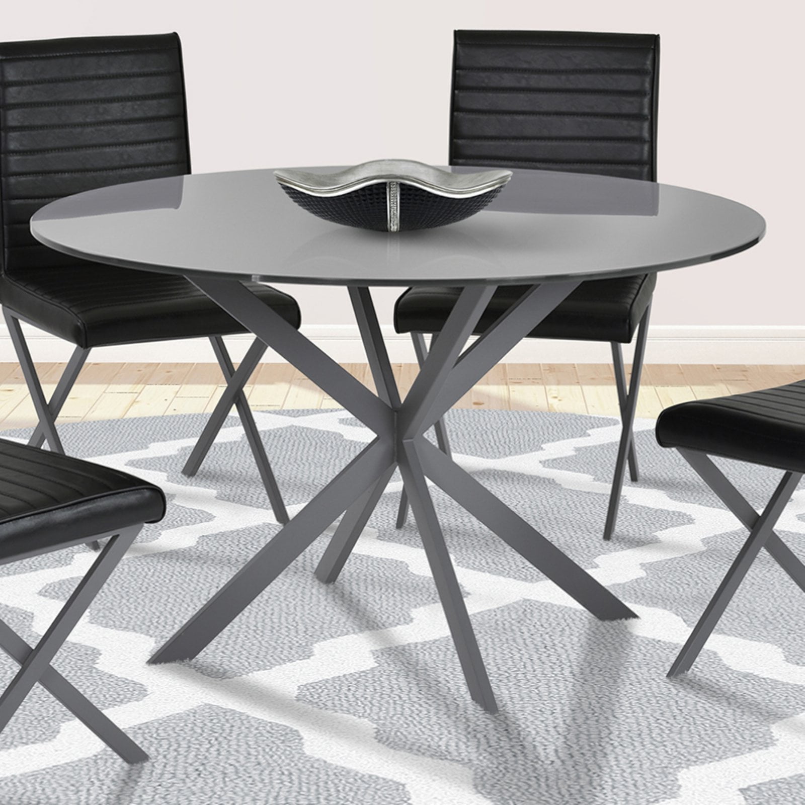 Armen Living Mystere 48 in. Round Dining Table - Walmart.com