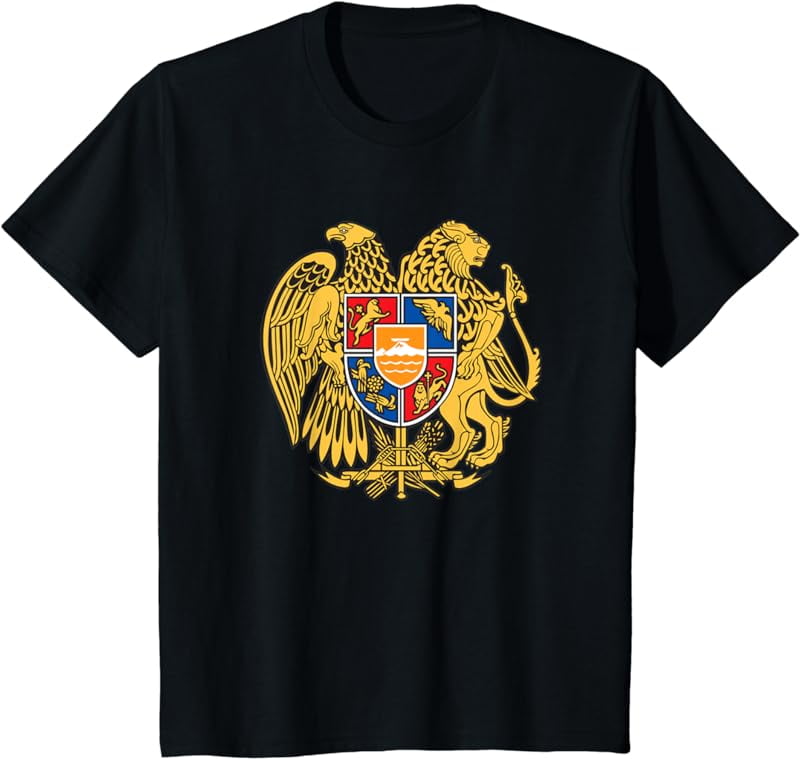 Armenia Armenian Coat Of Arms Emblem Symbol T-Shirt - Walmart.com