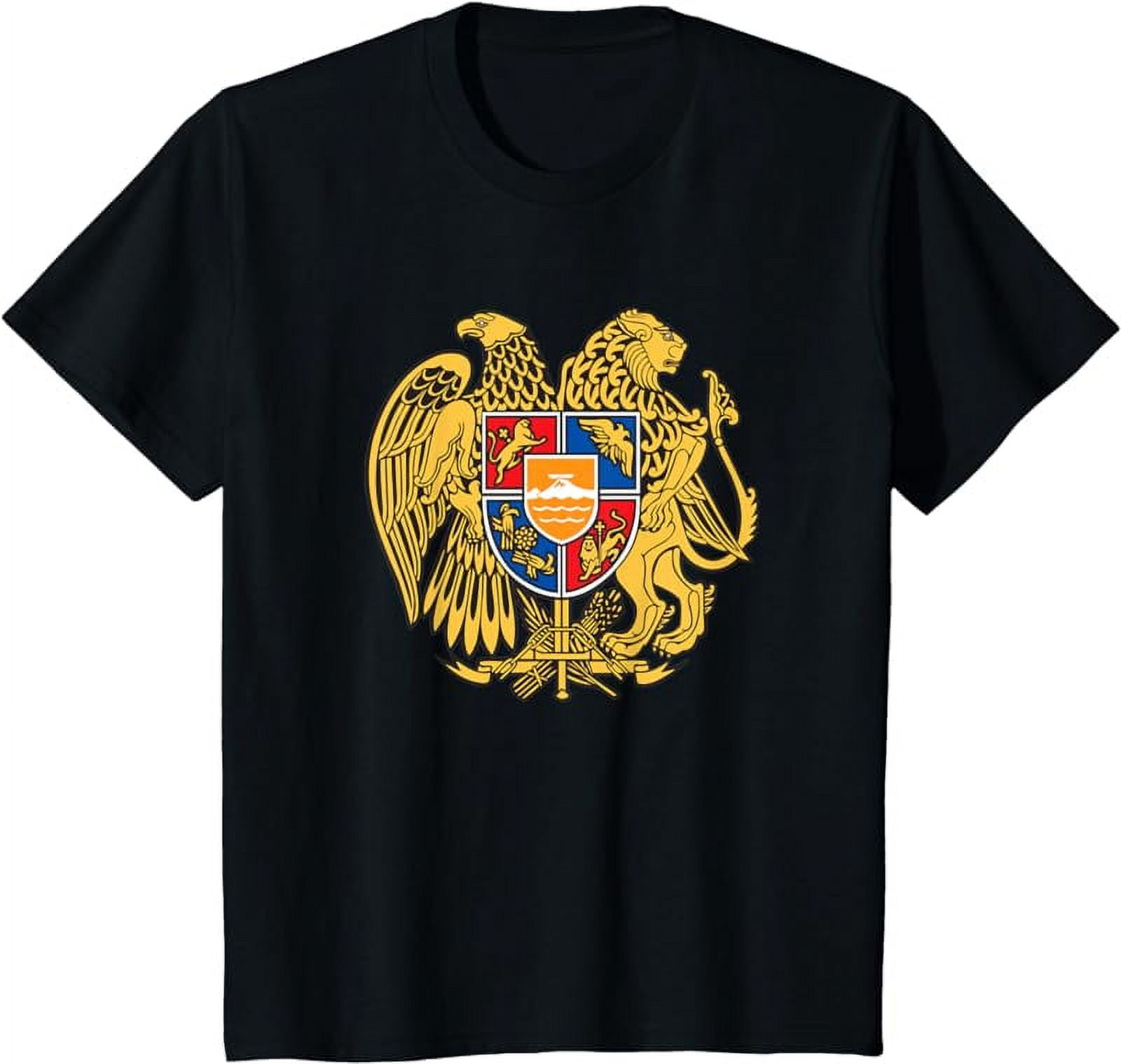 Armenia Armenian Coat Of Arms Emblem Symbol T-Shirt - Walmart.com