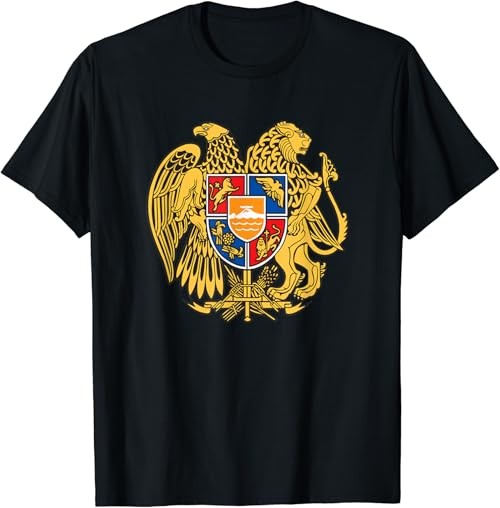 Armenia Armenian Coat Of Arms Emblem Symbol T-Shirt - Walmart.com