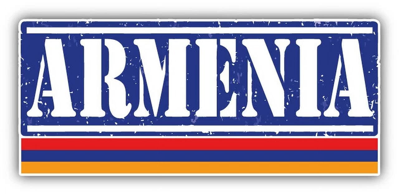 Armenia Grunge Travel Stamp Car Sticker Phone Decal Water Bottle ...