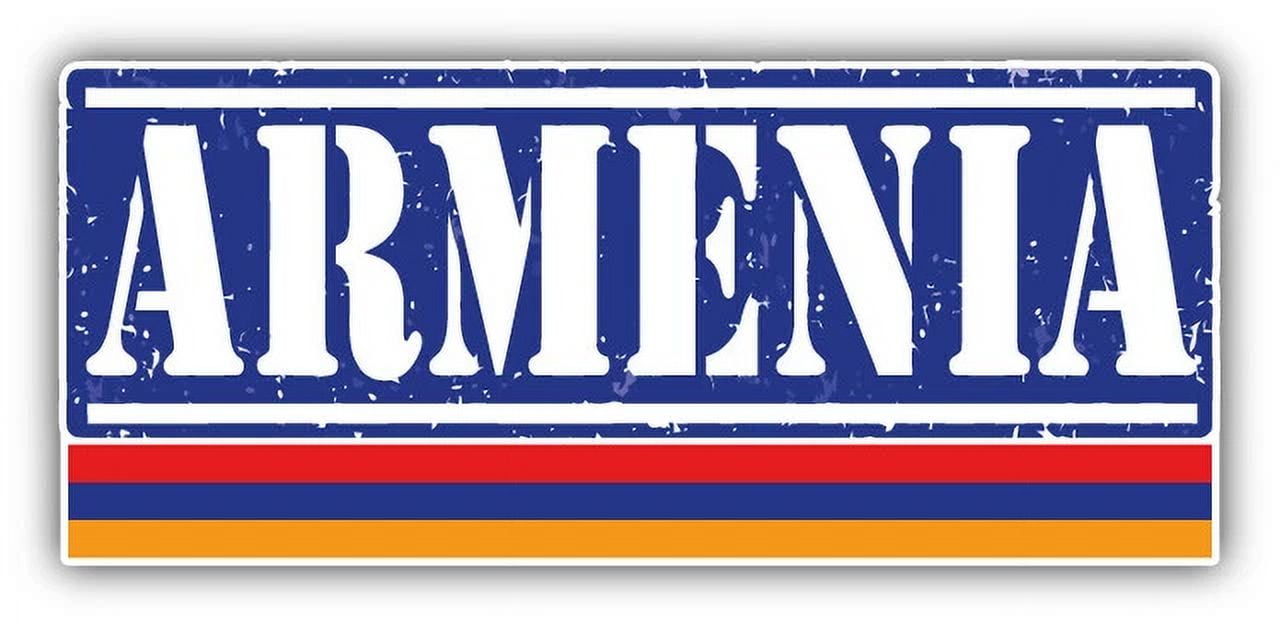 Armenia Grunge Travel Stamp Car Sticker Phone Decal Water Bottle ...