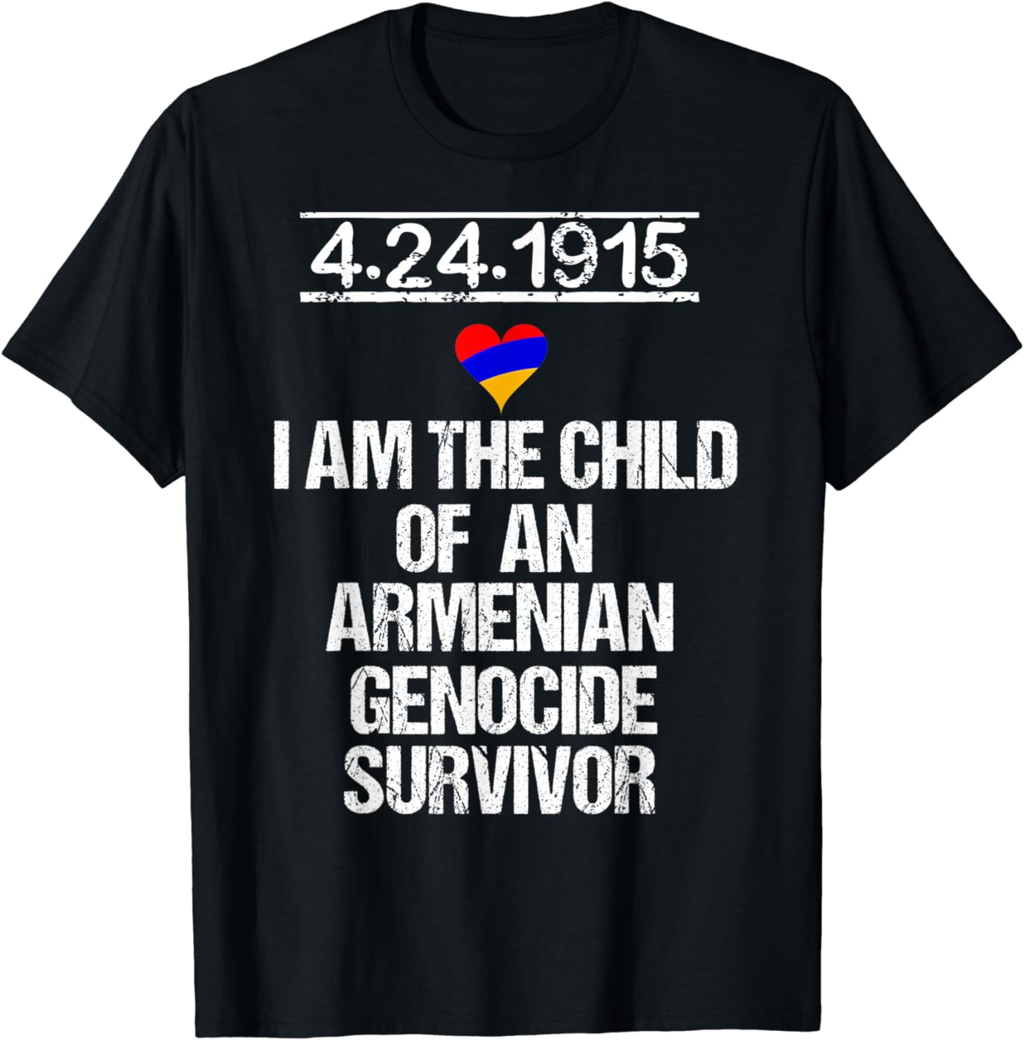 Armenian Pride Genocide Survivor I Am The Child Of Flag Gift Cotton T ...