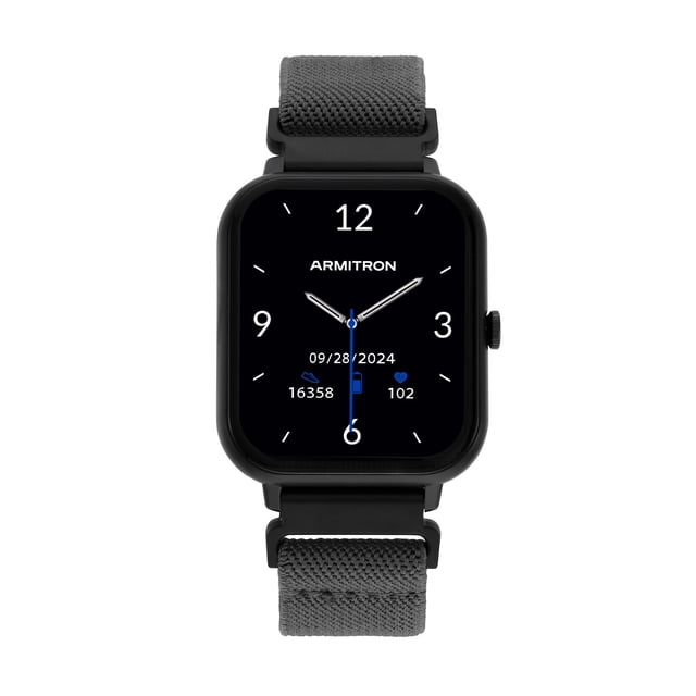 Armitron Eclipse Adult 45mm w/Voice Assistant & Backlight Smart Watch w ...
