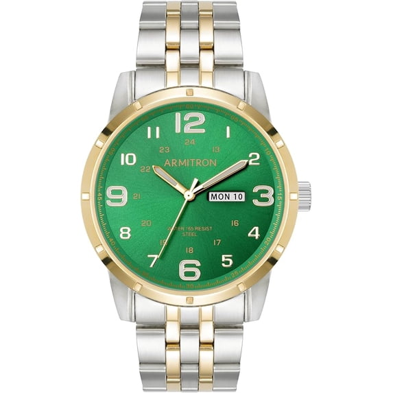 Armitron Men's Day-Date Function Bracelet Watch, 20/5398GNTT - Walmart.com