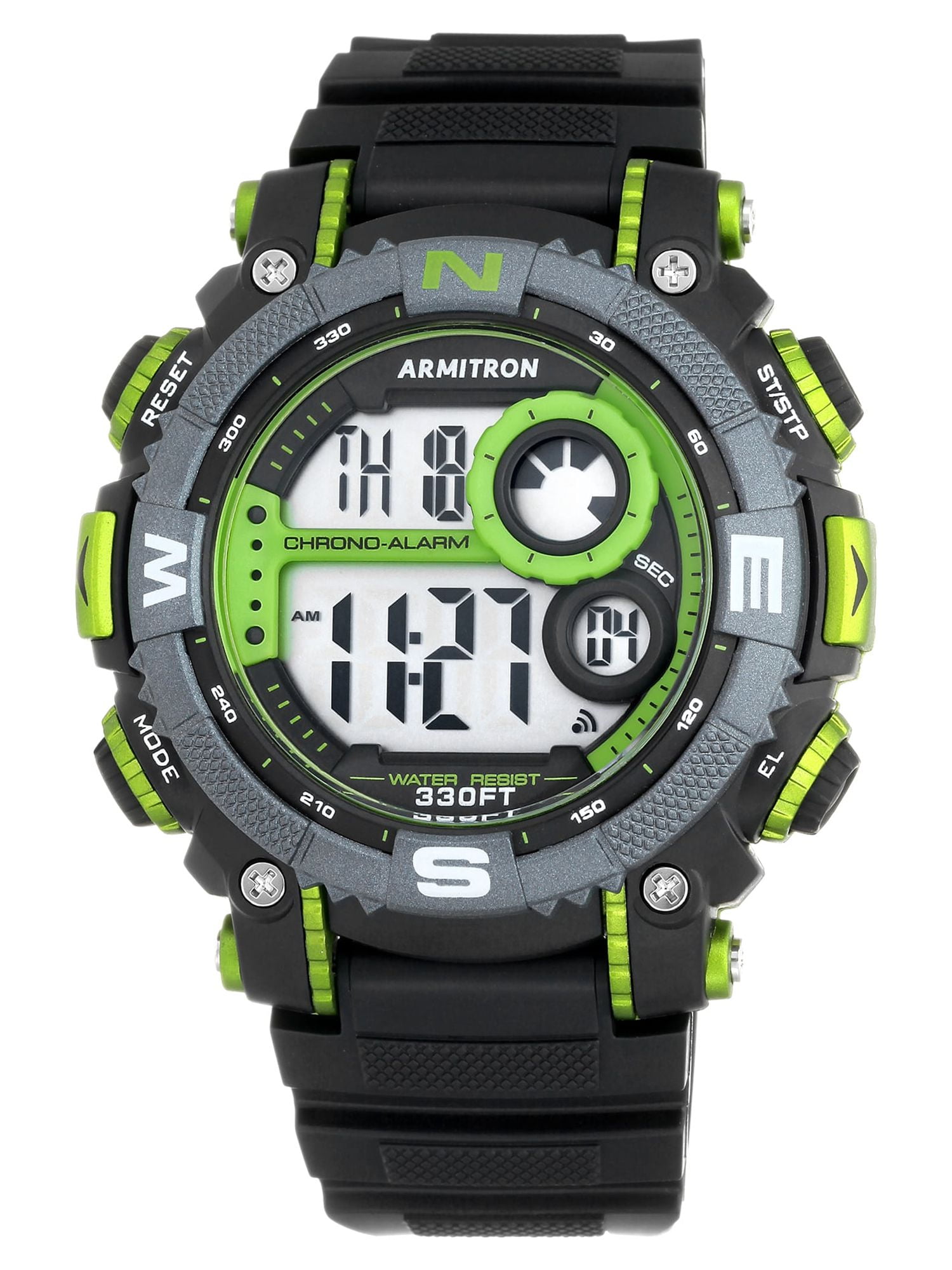 Armitron Men's Sport Green Wristwatch - Walmart.com