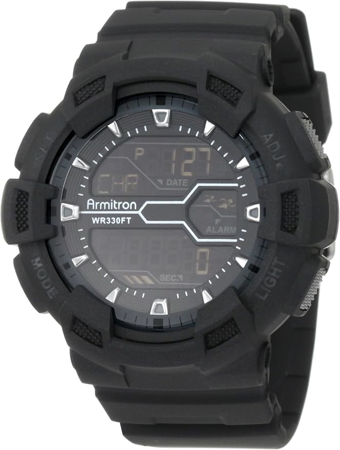 Armitron Sport Men's Digital Chronograph Resin Strap Watch, 40/8246 ...