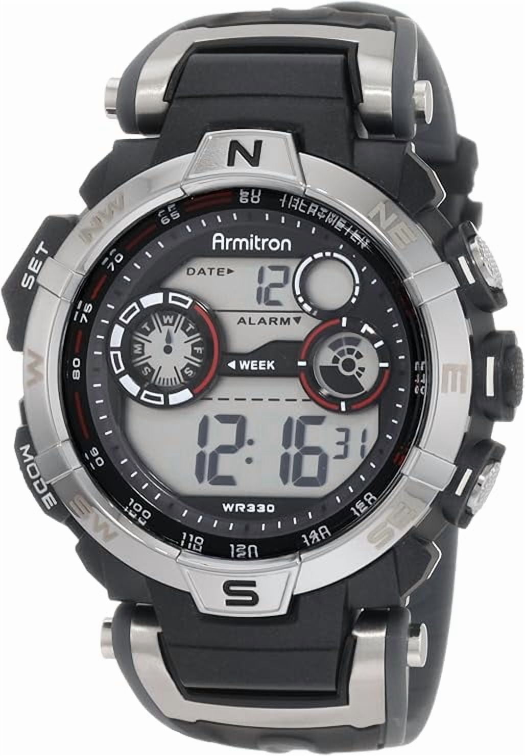 Armitron Sport Resin Digital Chronograph Mens Watch - Walmart.com