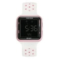 Armitron Unisex Sport White Silicone Band Square Watch - Walmart.com