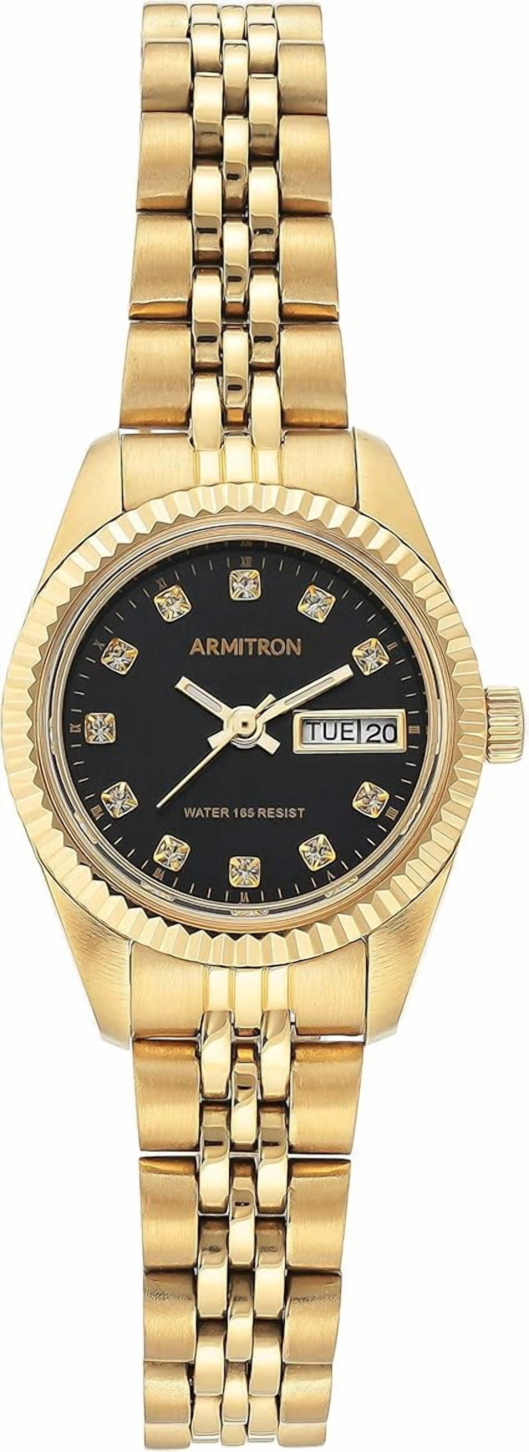 Armitron Women's Genuine Crystal Accented Bracelet Watch - Walmart.com