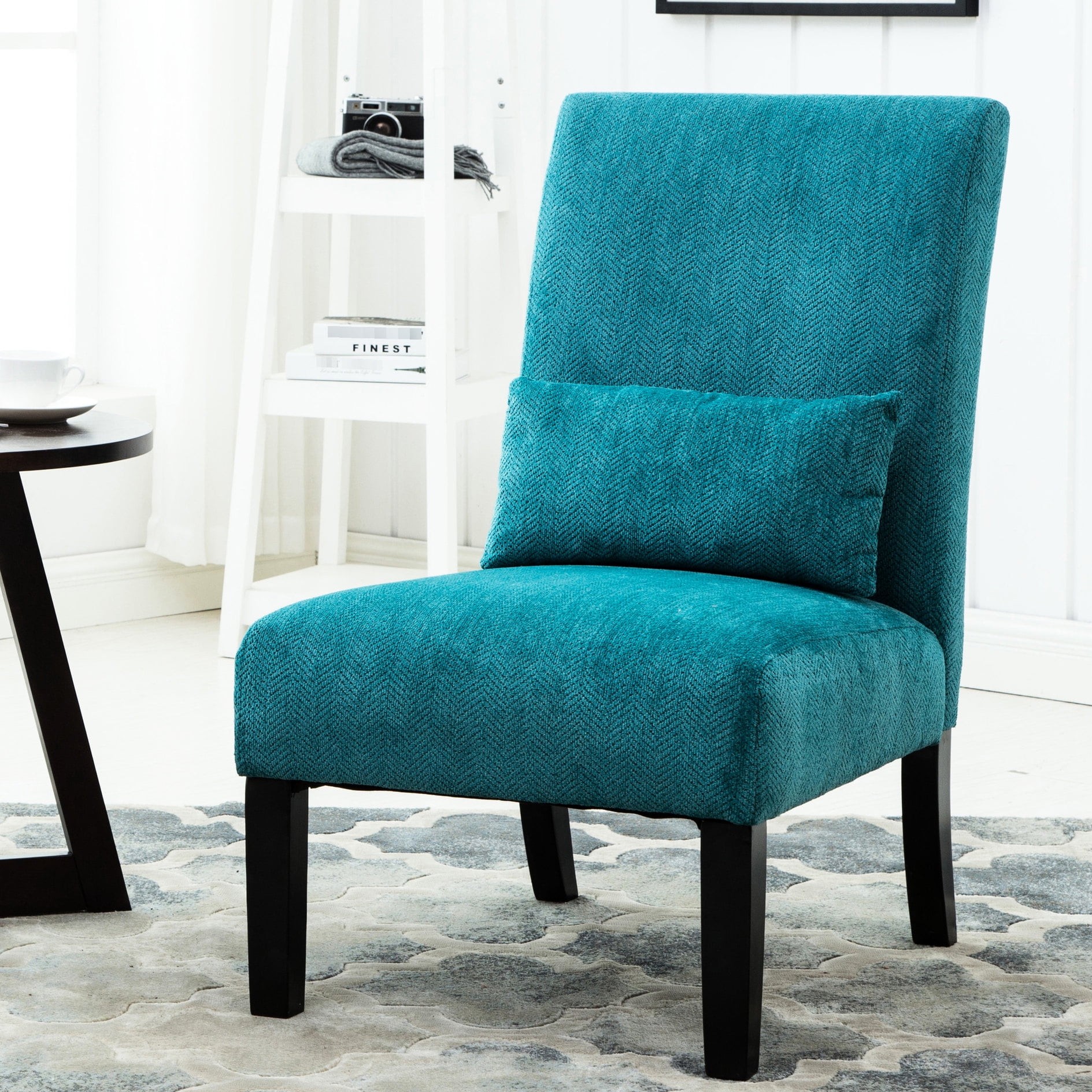 Armless Chair with Pillow | Comfortable Seating for Various Rooms ...
