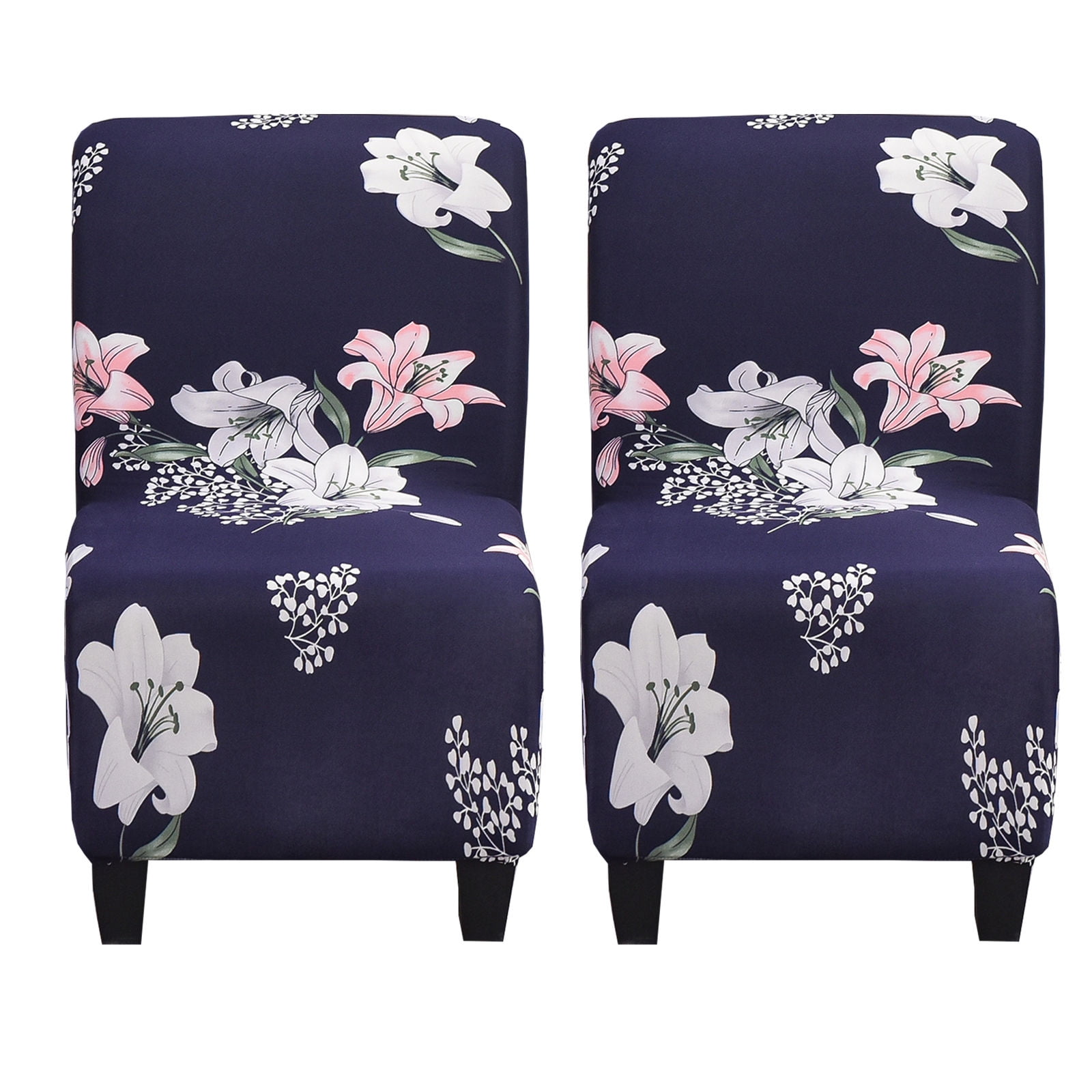 Armless Chair Slipcover,Stretch Accent Chair Covers Universal Removable ...