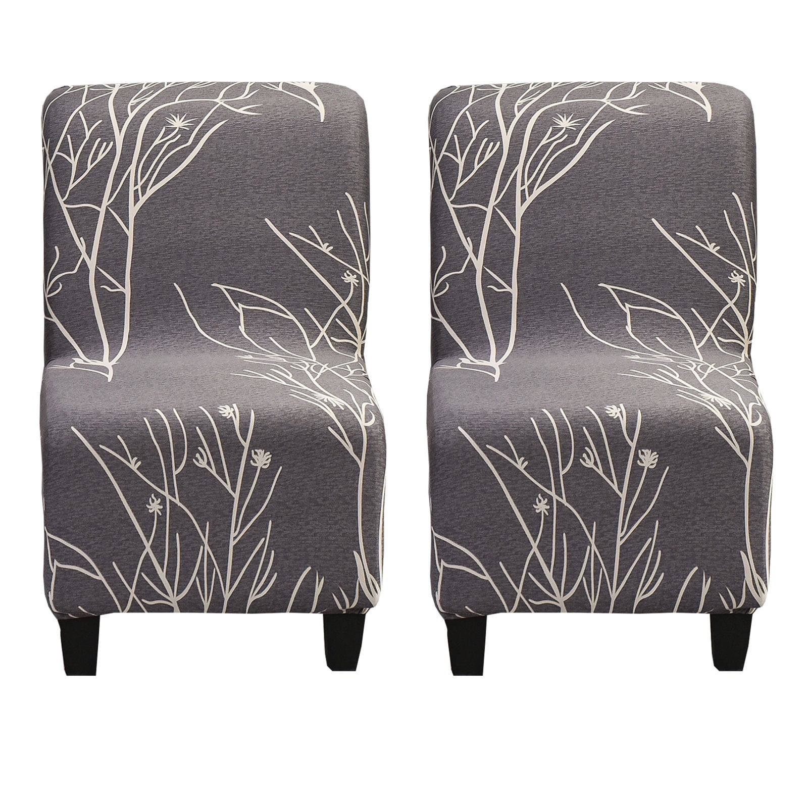 Armless Chair Slipcover,Stretch Accent Chair Covers Universal Removable ...
