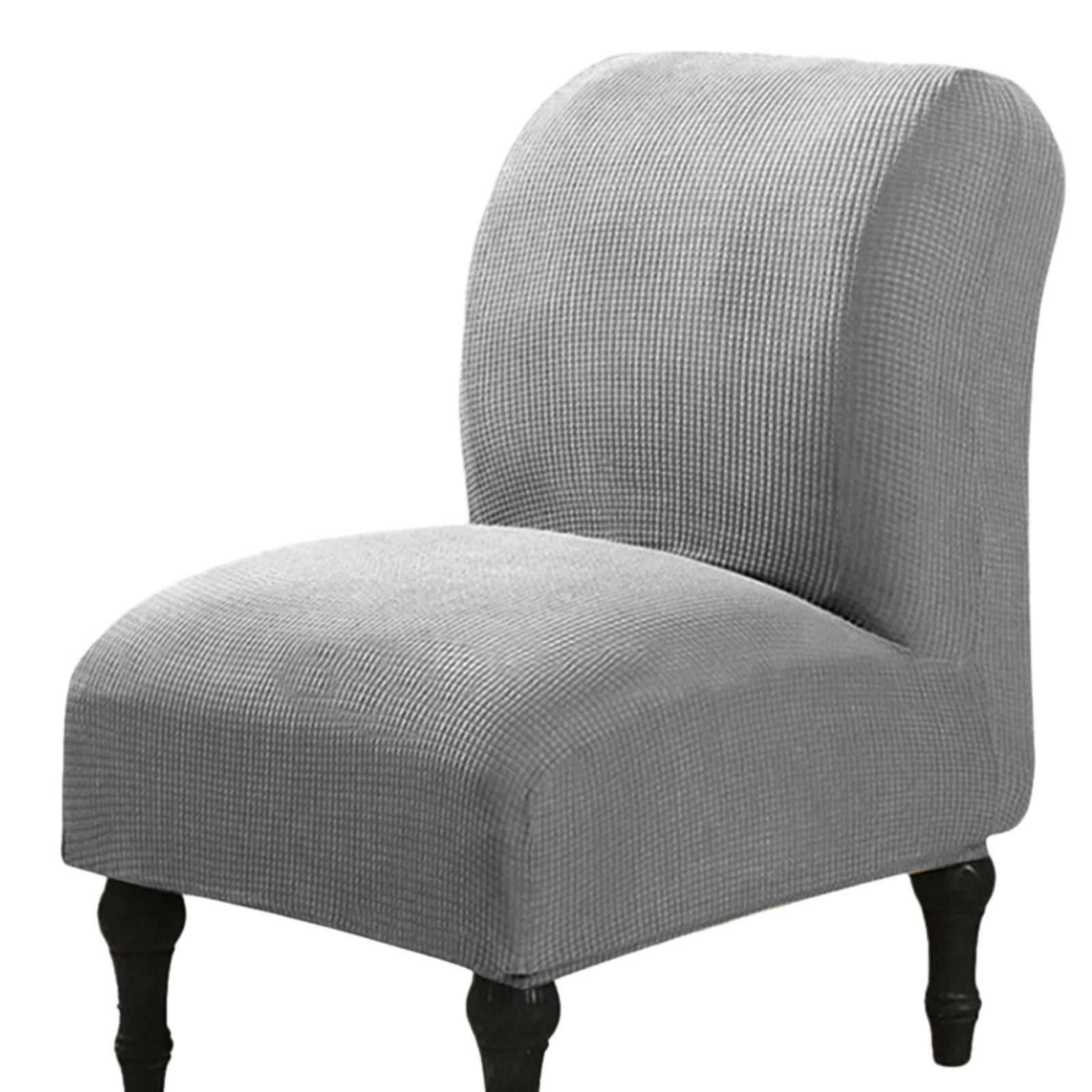Armless Chair Slipcover, Stretch Jacquard Accent Chair Covers Slipper ...
