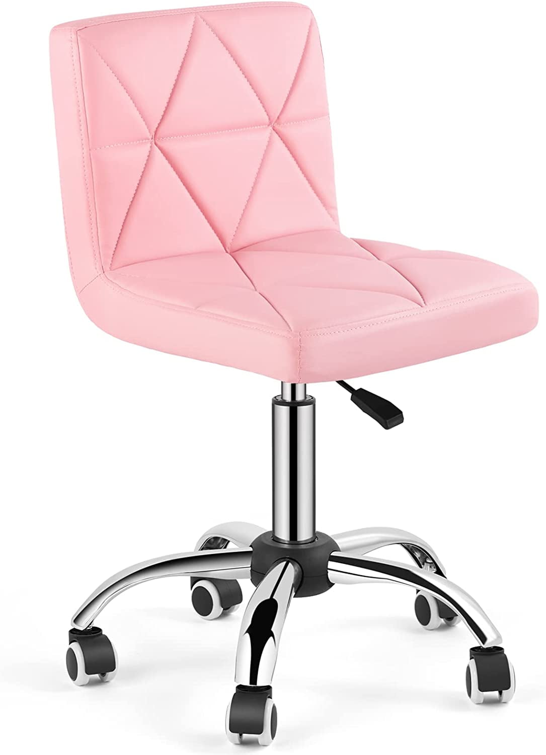 Armless Desk Chair, Low Back Swivel Office Chair, Adjustable Task Chair ...