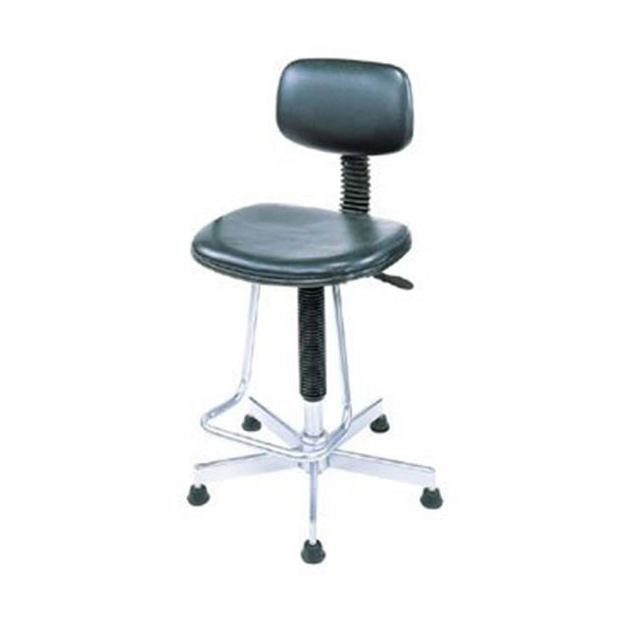 Armless Dynamic Design Pneumatic Production Stool without Arms, Black ...