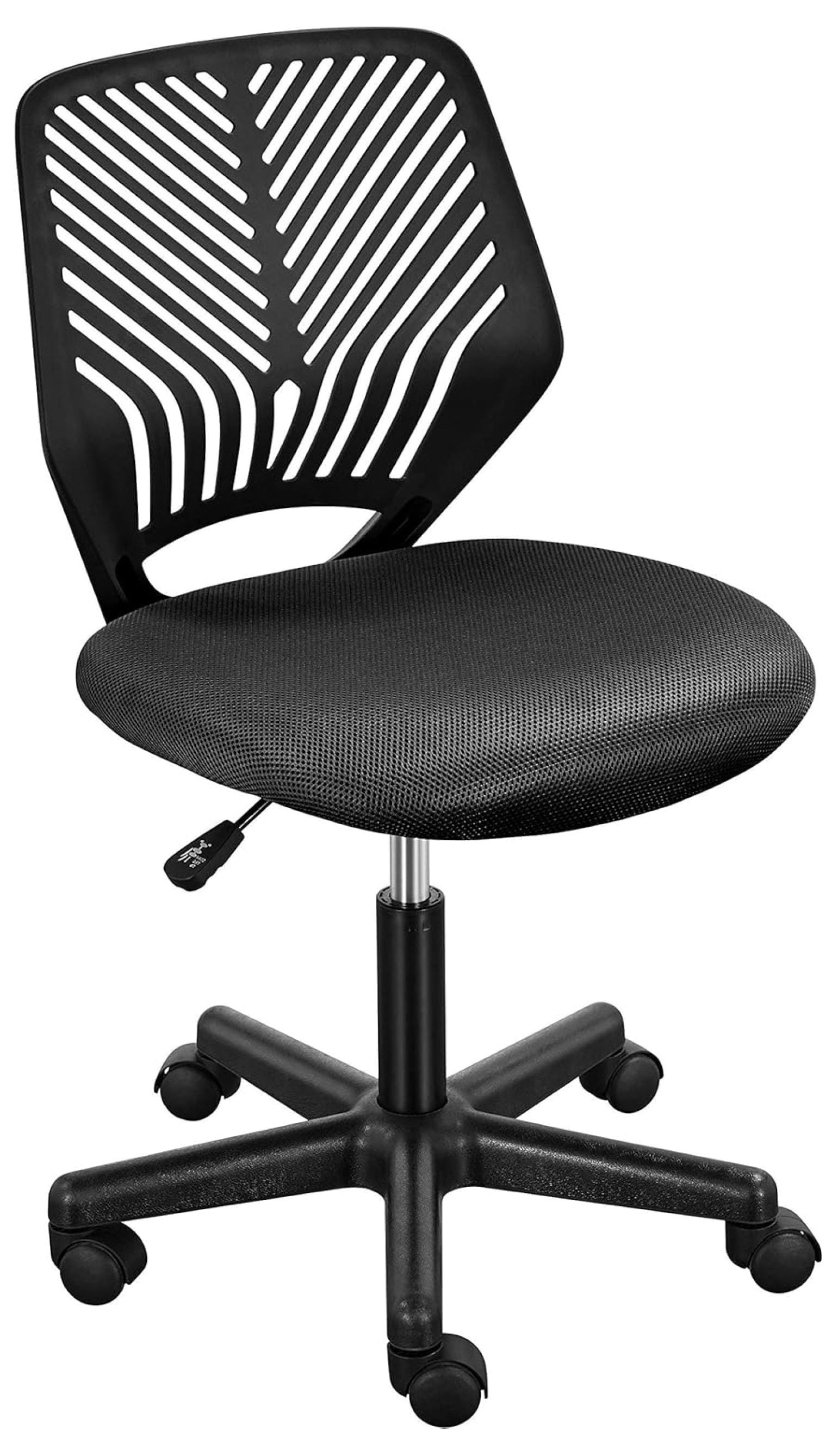 Armless Office Chair, Adjustable Swivel Mesh Computer Study Chair for ...