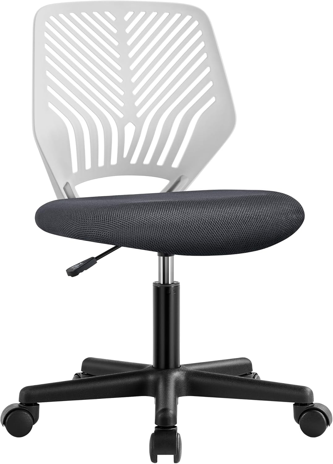 Armless Office Chair Ergonomic Mesh Computer Desk Chair, Mid Back ...