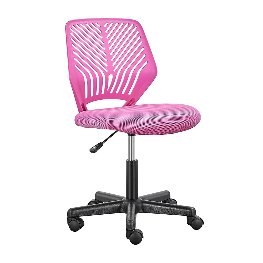Armless Office Chair, Mesh Ergonomic Small Desk Chair, Adjustable ...