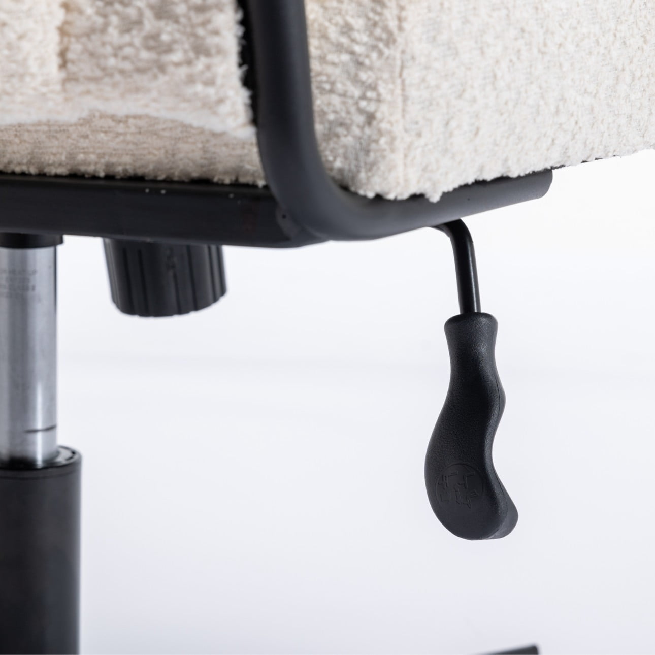 Armless Office Desk Chair No Wheels, WHITE - Walmart.com