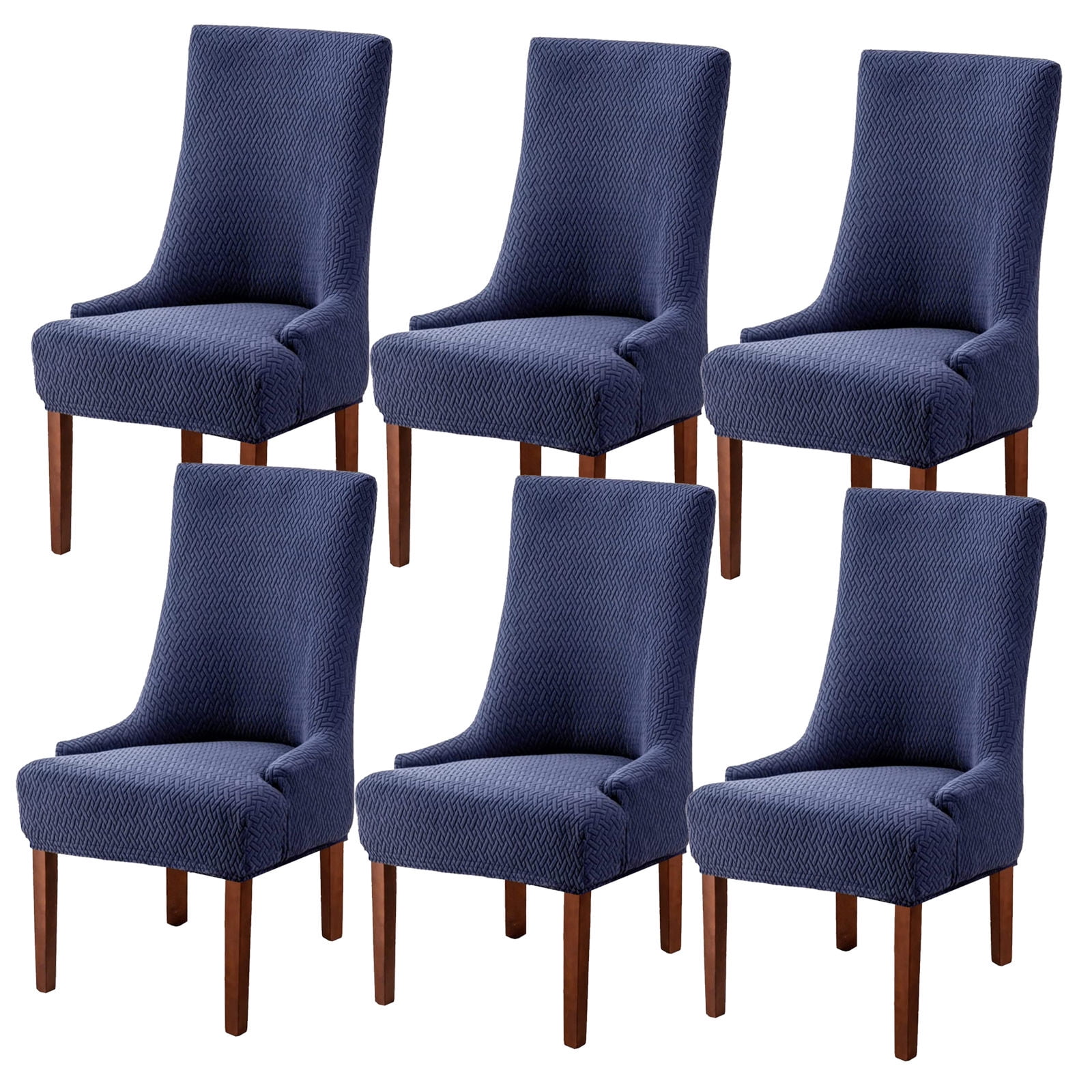 Armless Wingback Stretch Chair Slipcover,Sloping Armchair Covers ...