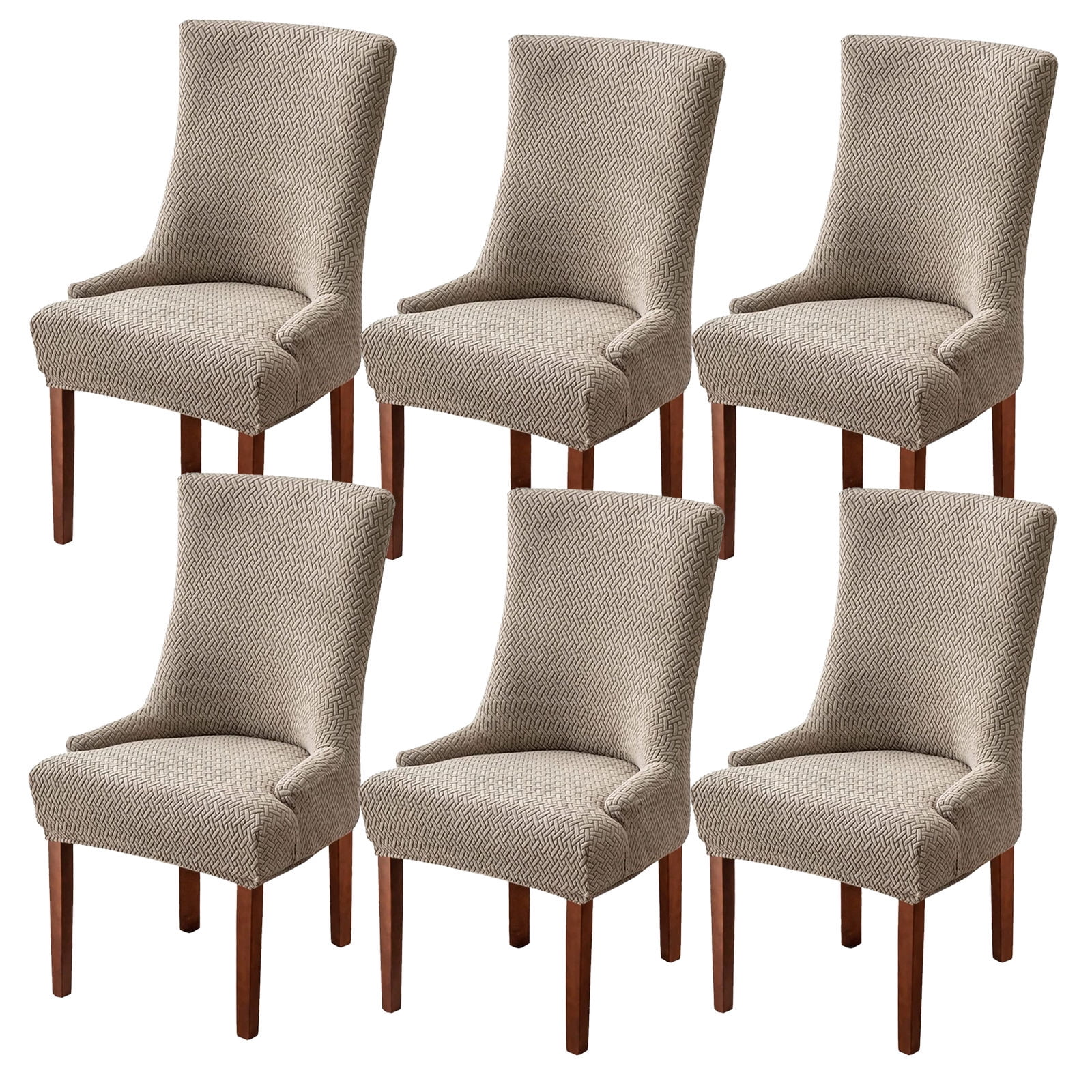 Armless Wingback Stretch Chair Slipcover,Sloping Armchair Covers ...