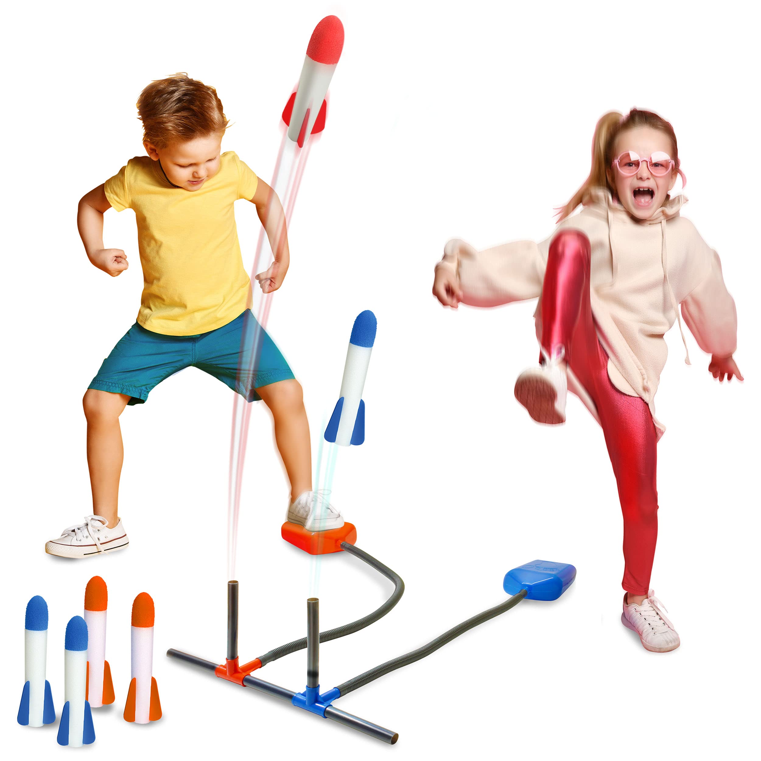 Geospace Jump Rocket MINI Set - Launcher with 3 Rockets… - Walmart.com