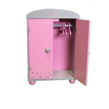 Emily Rose 18 inch Doll Clothes Storage Closet Open Wardrobe 18" Doll ...