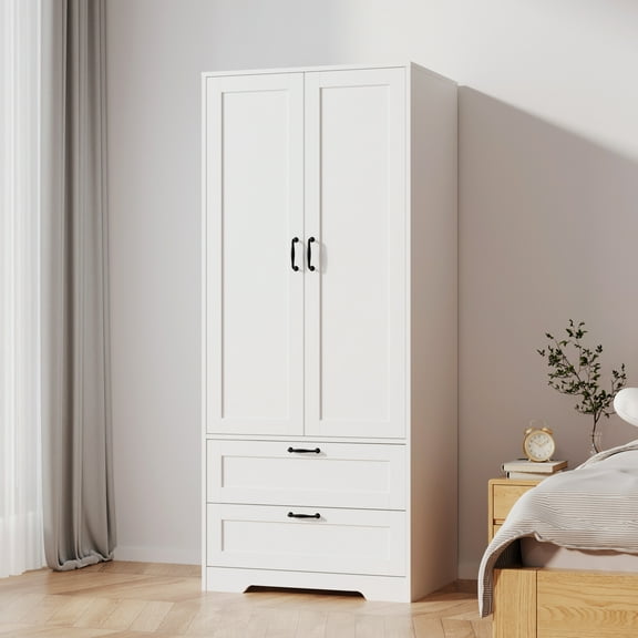 Doors Bedroom Armoire Wardrobe Closet Cabinet, Wardrobe Closet with ...