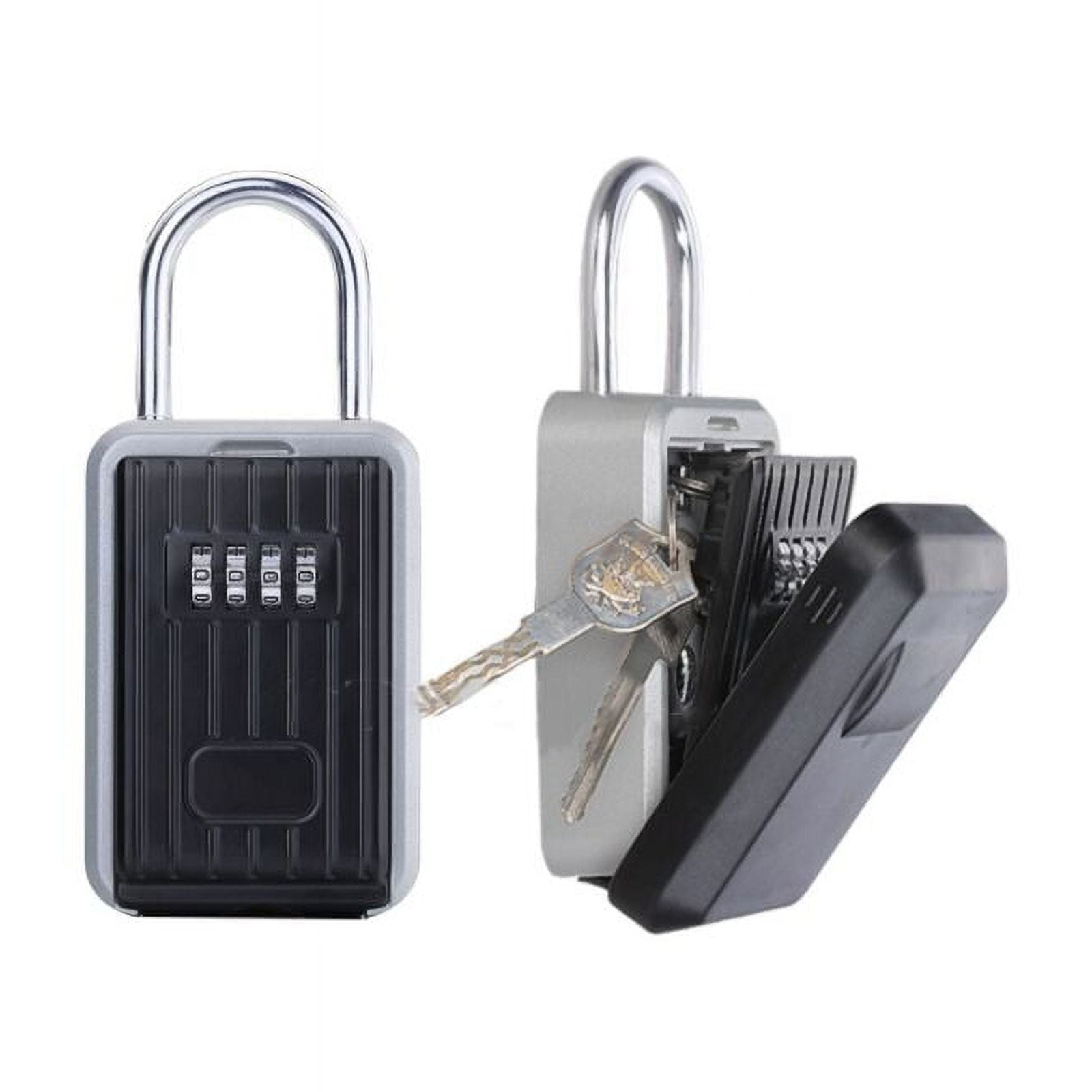 Armoire à clés Boite à Clé Sécurisée Montage Mural Boite a Clef avec Code Numérique à 4 Chiffres ...