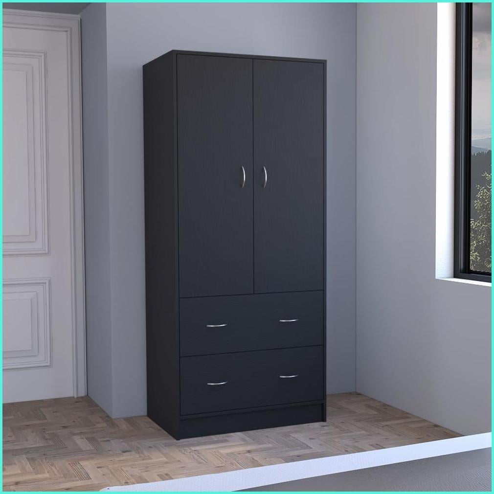 Armoires & Wardrobes | Taly 2-Door 2-Drawer Armoire | 71"H x31"W x19"D ...
