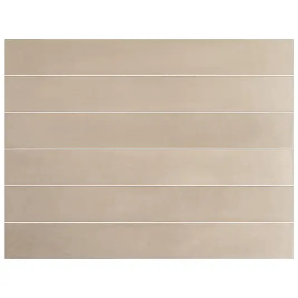 Armonía 2x16 in. Warm Greige Matte Porcelain Elongated Subway Wall and ...
