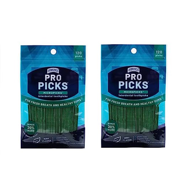 Armonds MicroPicks Plastic Toothpicks, 1 Pouch Bag - Walmart.com