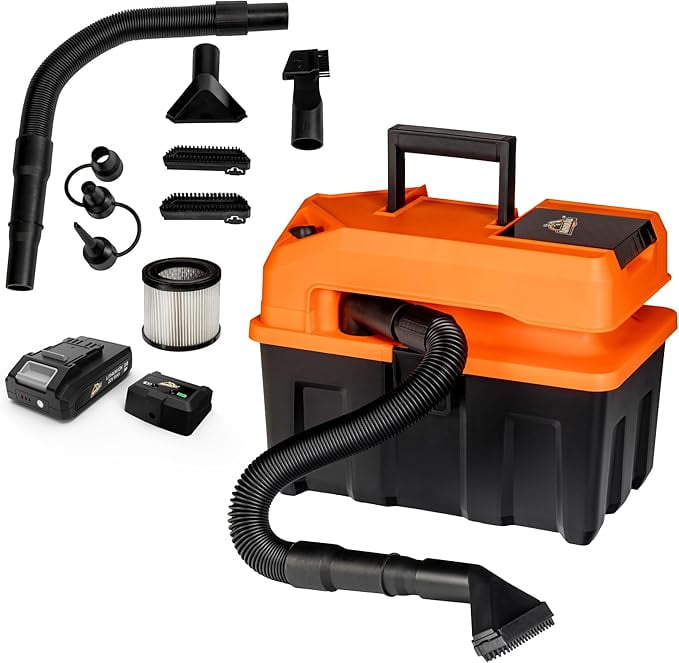 Armor All 2.5-Gallon 20V Cordless Wet Dry Vacuum – DVTB202 0902 ...