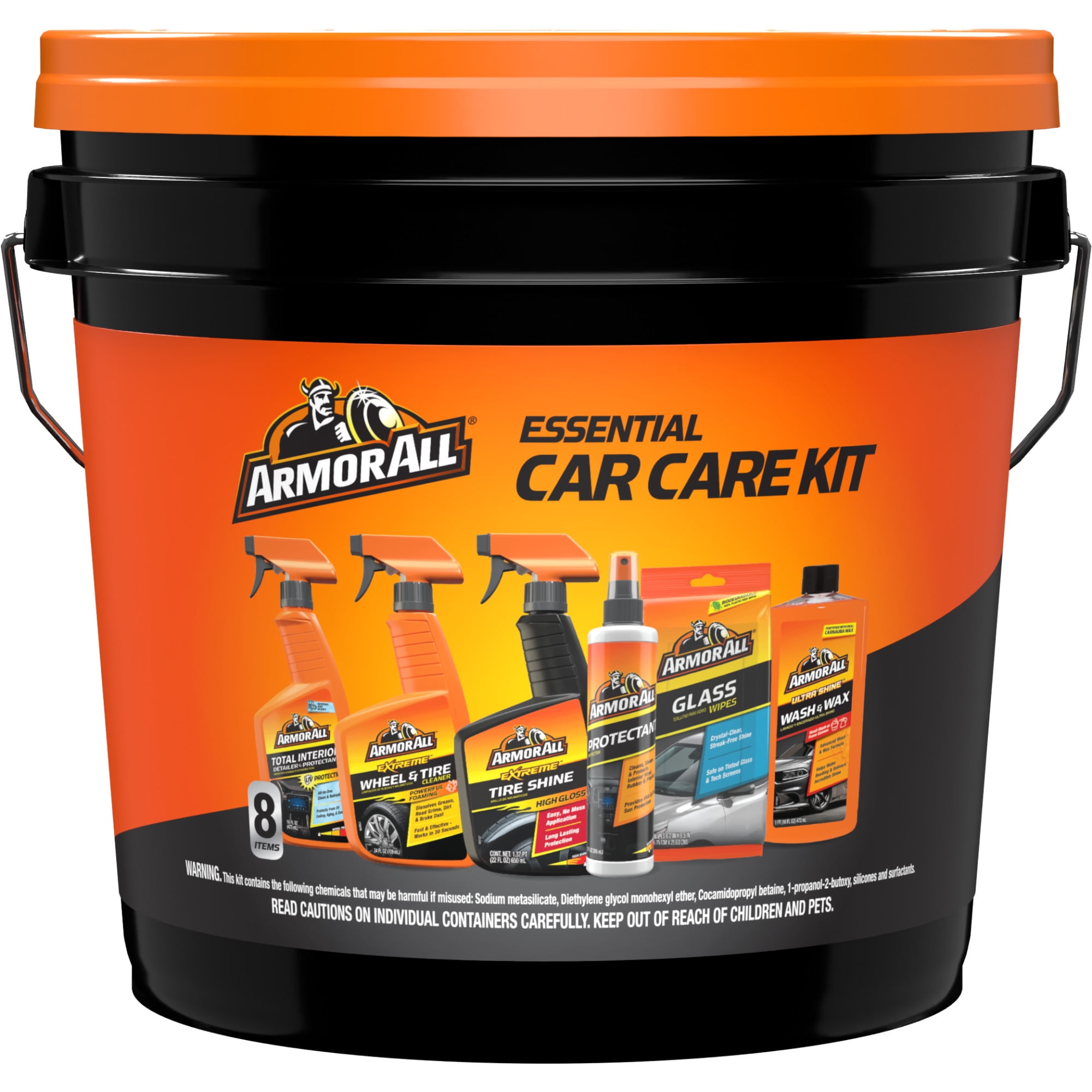 Armor All Car Cleaning Kit, 8-Piece Set - Walmart.com