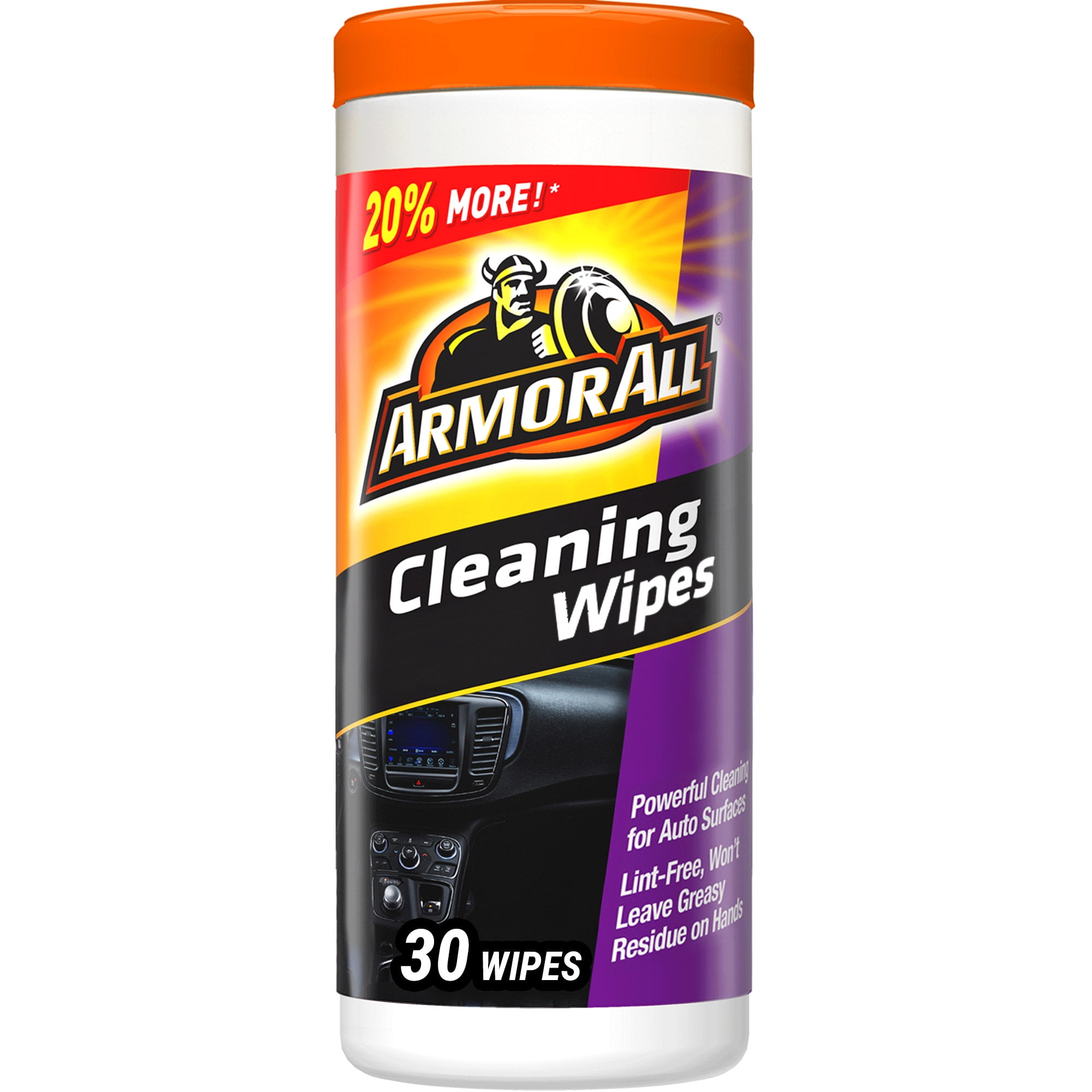 Armor All Car Cleaning Wipes, 30 Count - Walmart.com