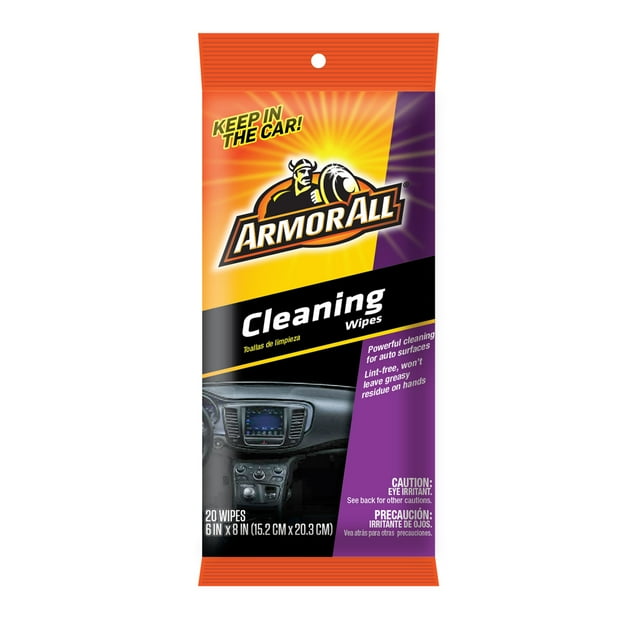 Armor All Interior Car Surface Cleaning Wipes for Automobile Inside ...