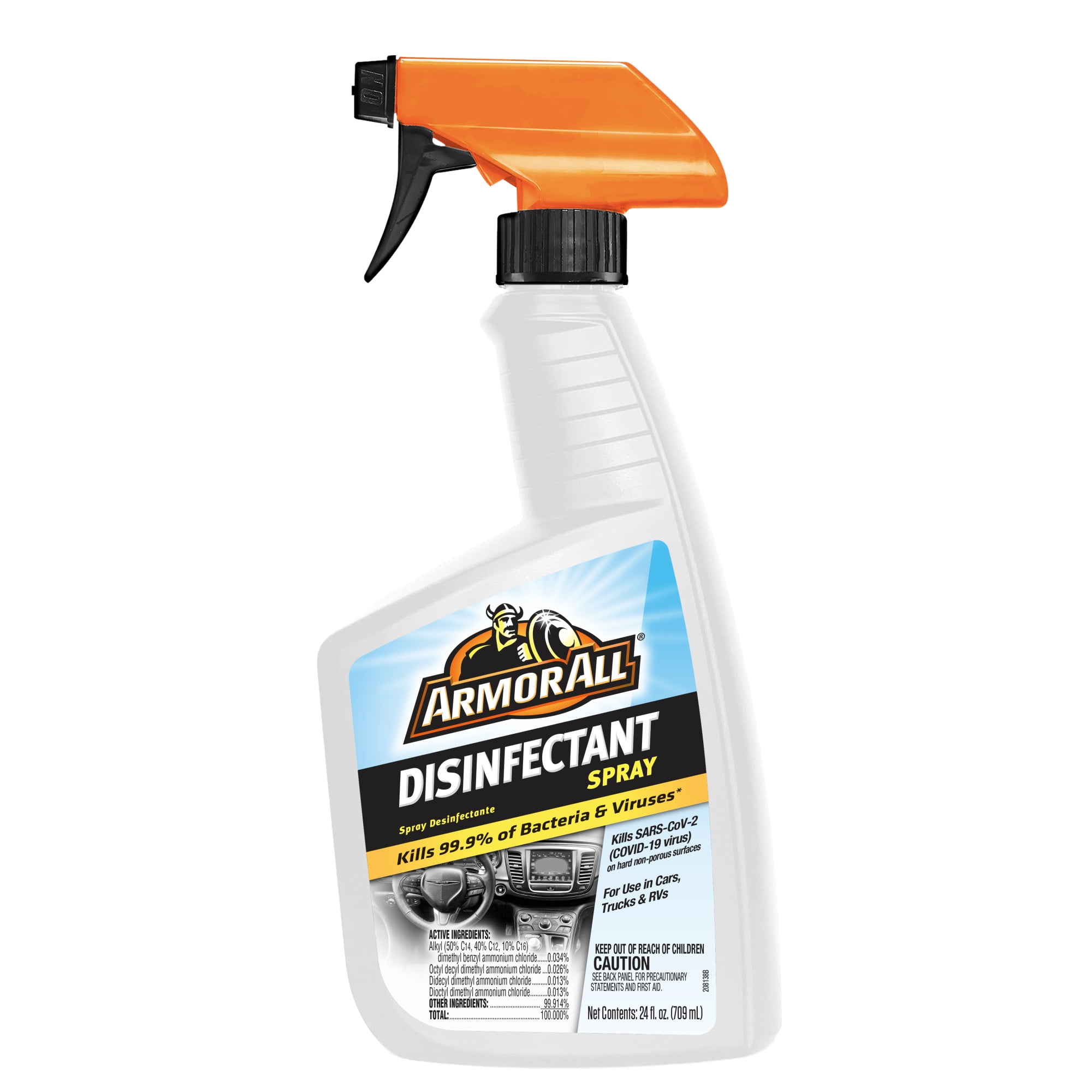 Armor All Disinfectant Spray - 24 OZ Bottle, Spray Disinfectant for ...