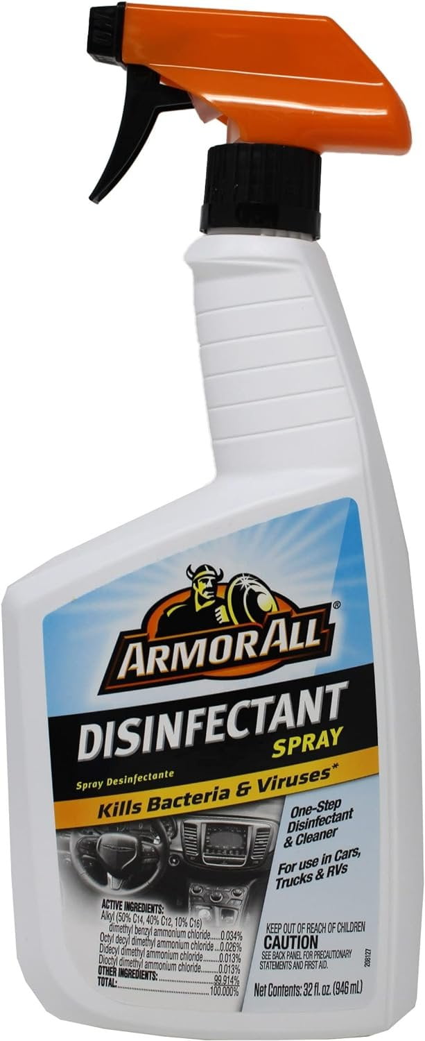 Armor All Disinfectant Spray General Cleaner Deodorizer Kills Bacteria ...