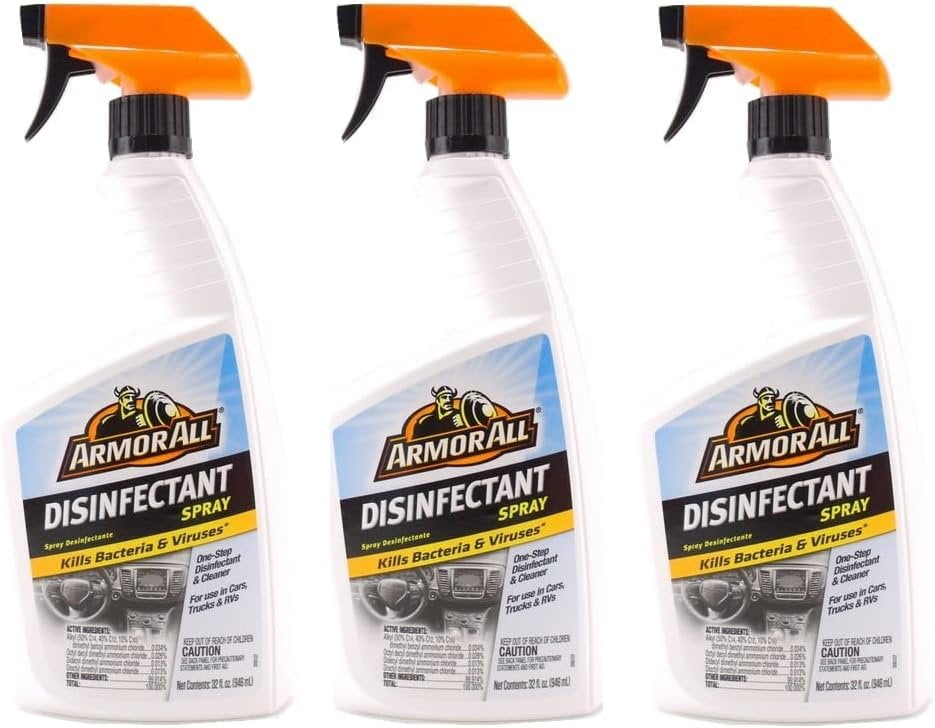 Armor All Disinfectant Spray, Sanitizing and Cleaning Spray for ...