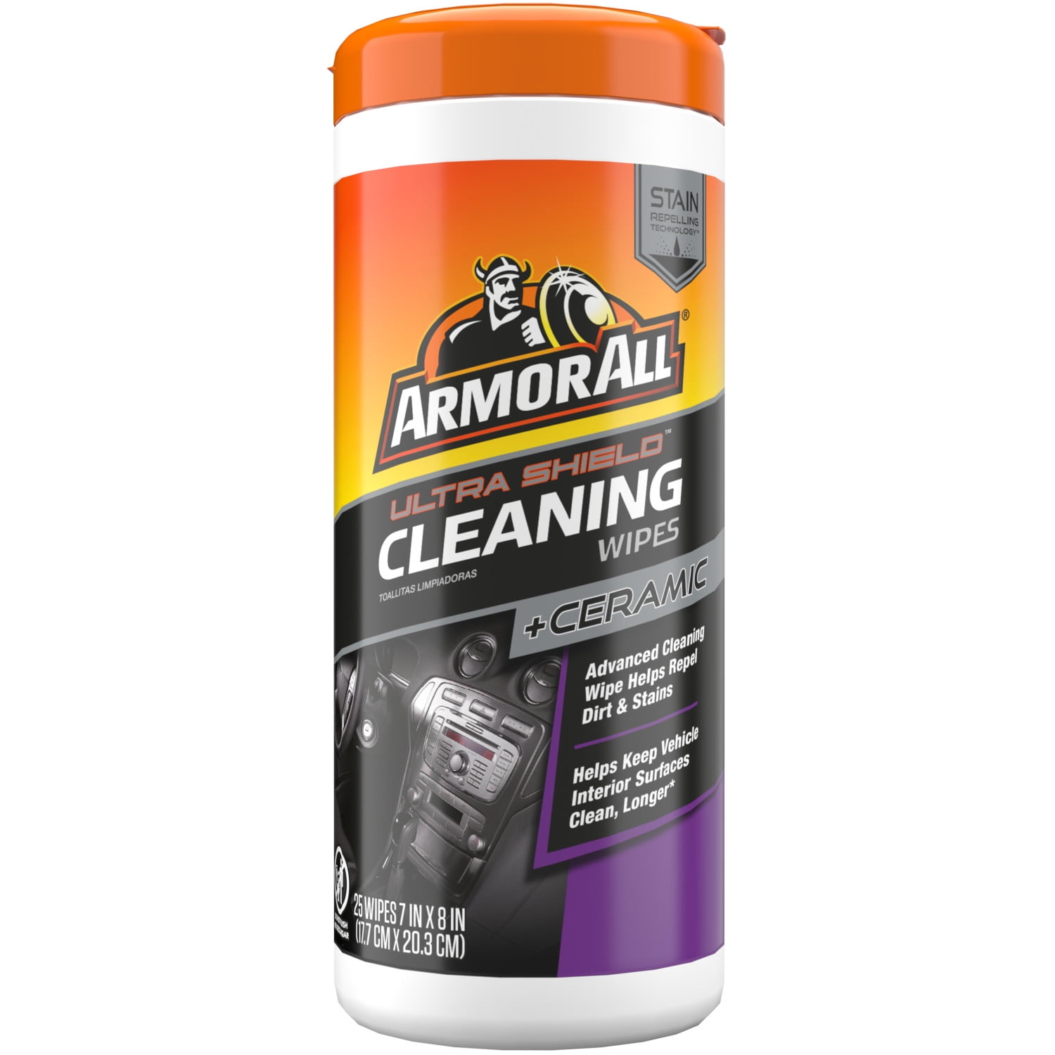 Armor All Ultra Shield + Ceramic Cleaning Wipes, 25 Count - Walmart.com