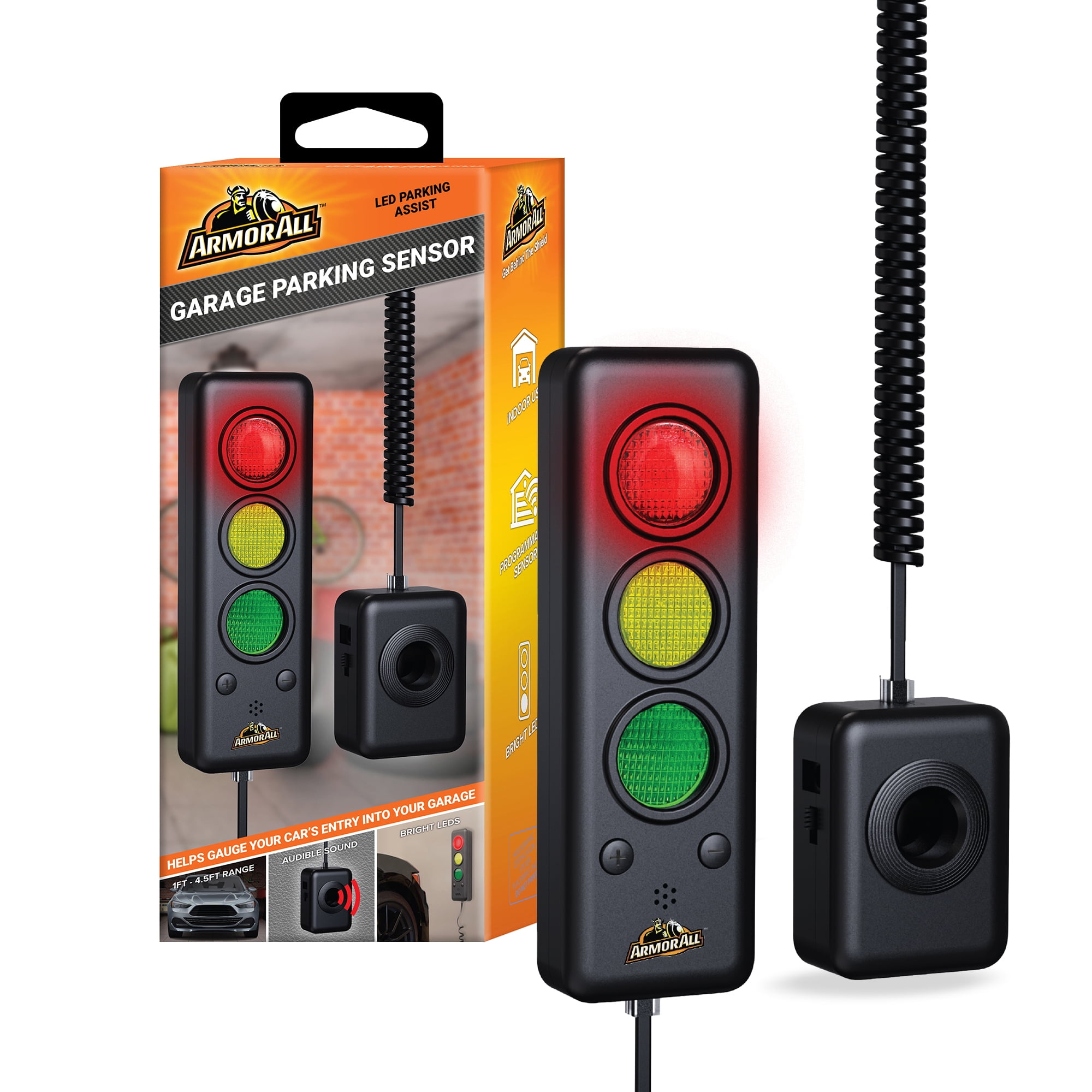 Armor All Advanced Garage Parking Aid with LED Light, Garage Parking ...