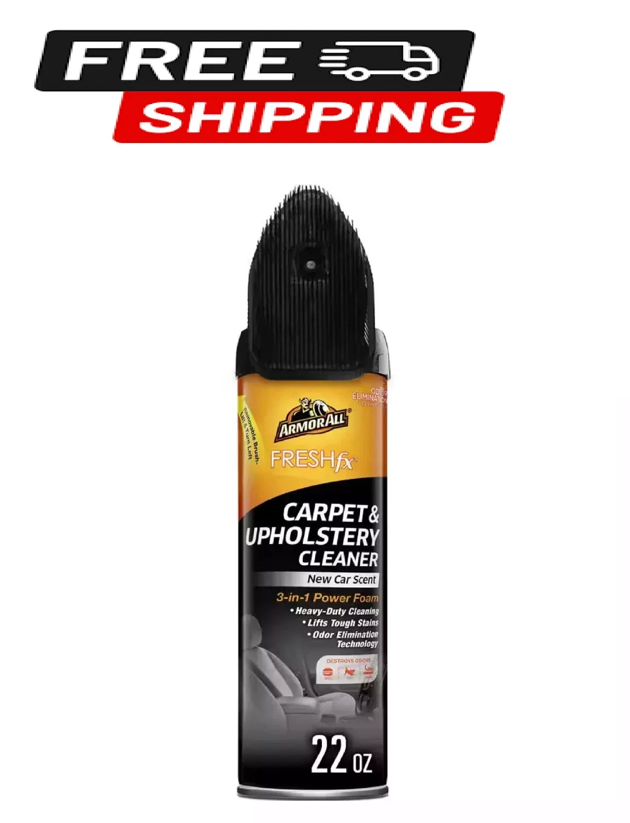 Armor All New Car Scent Fresh Fx Carpet And Upholstery Cleaner - 22 Oz ...