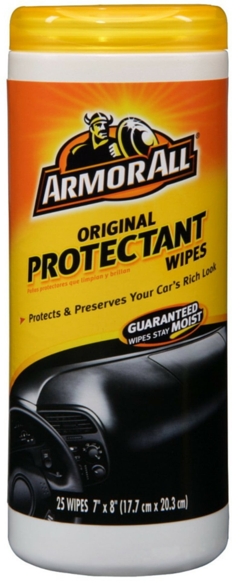 Armor All Original Protectant Wipes 25 ea (Pack of 4) - Walmart.com