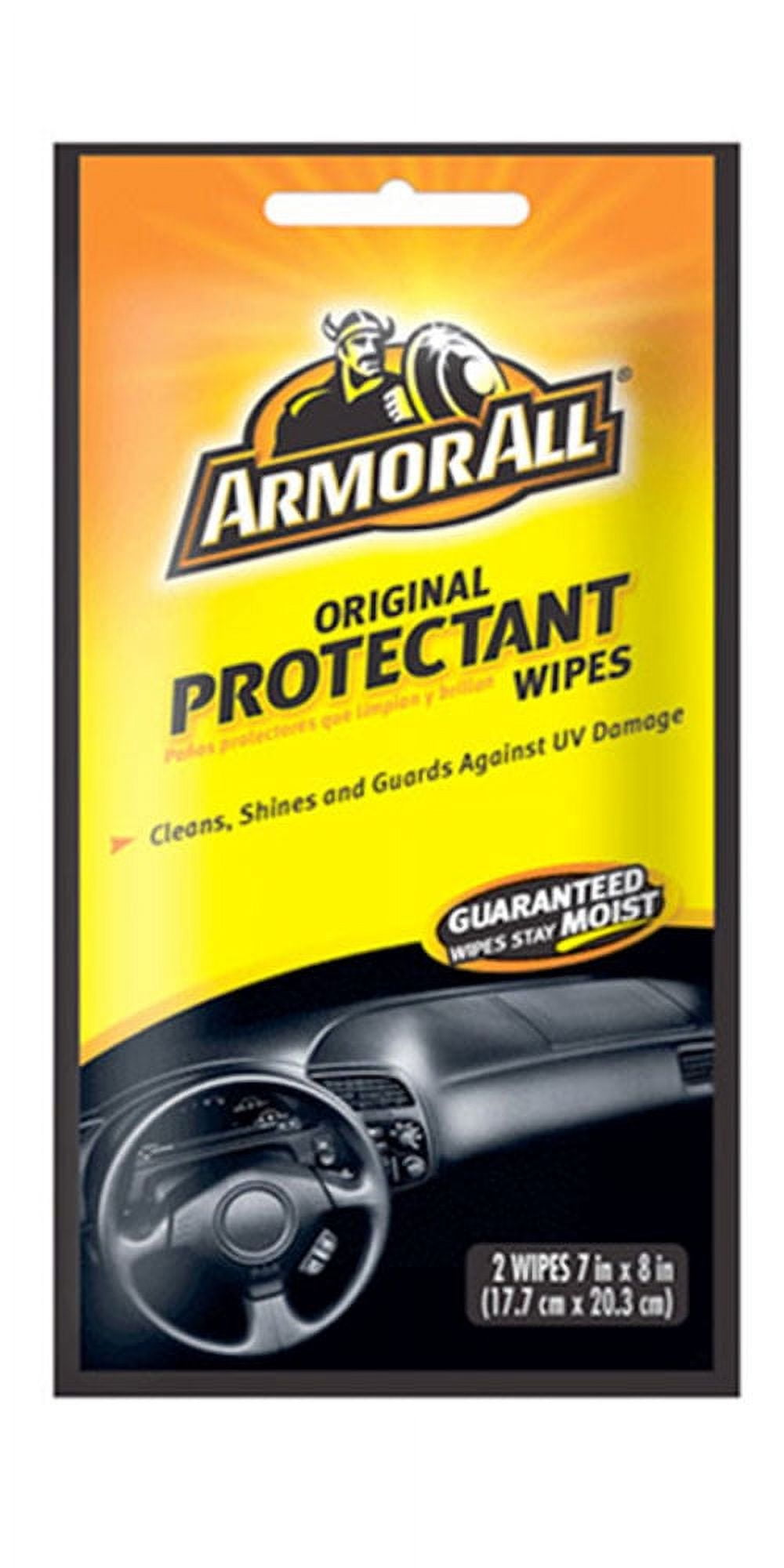 Armor All Original Protectant Wipes, Automotive Cleaners, 12 oz ...